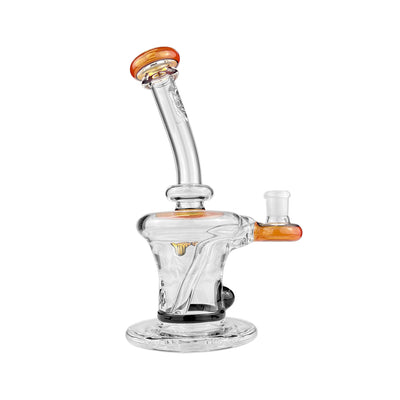 Glass Top Hat Rig (Orange Opal) | MiniNail