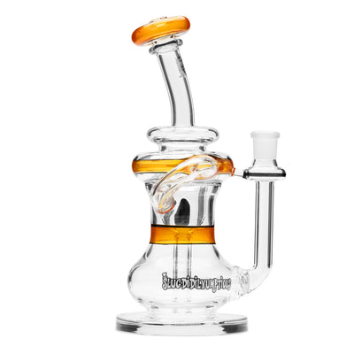 Glass Incycler Rig (Orange Opal) | MiniNail