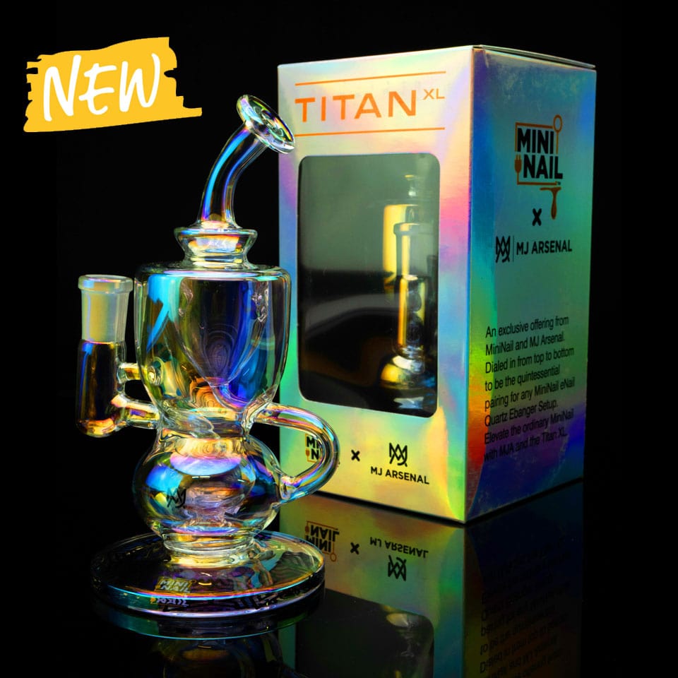 TITAN XL Dab Rig (Iridescent) | MiniNail